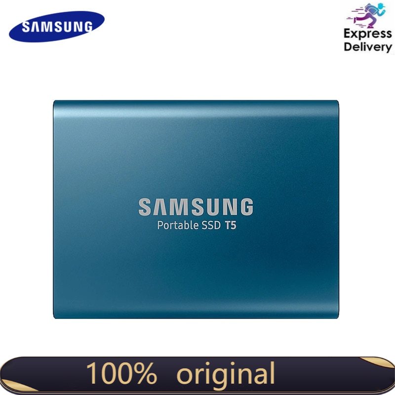 Samsung Hardisk Eksternal SSD T5 500GB USB 3.1 Gen 2 Tipe C Untuk ...