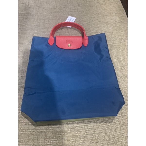 แท้ 💯% LONGCHAMP LE PLIAGE RE-PLAY TOP HANDLE BAG OCEAN | Shopee Thailand