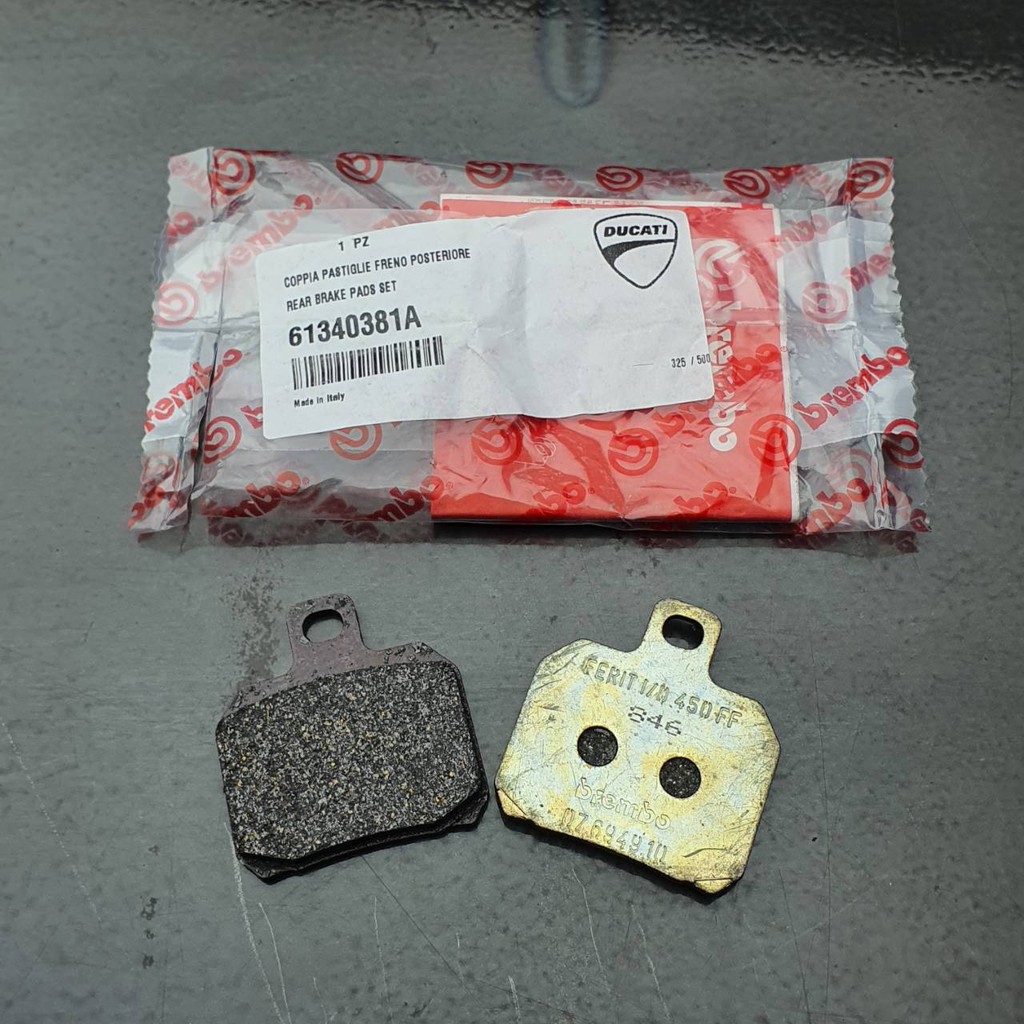 ฺBrembo Racing Rear Brake Pads Set ผ้าเบรคเบรมโบ้แท้สำหรับมอเตอร์ไซด์ ...