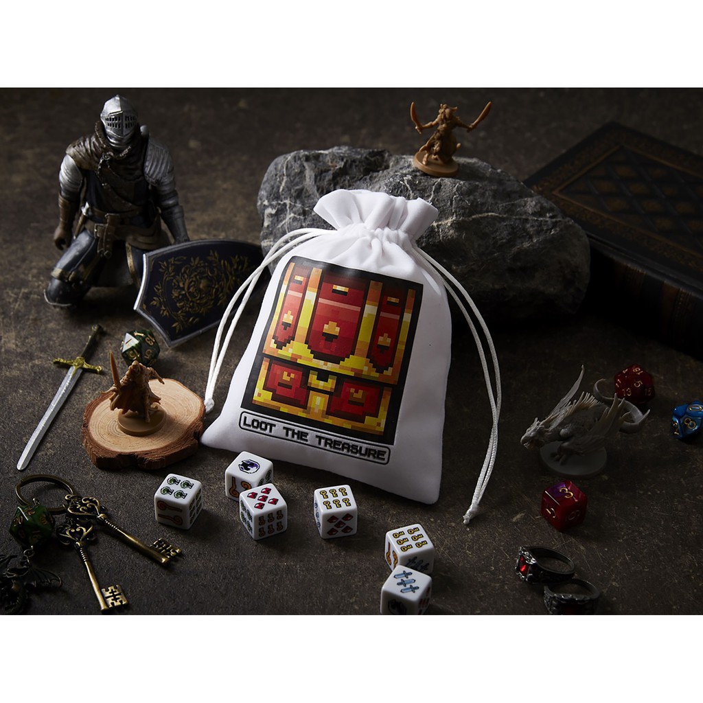 Loot The Treasure Dice Bag | ถุงผ้ากำมะหยี่สำหรับ บอร์ดเกมส์ | Dungeons ...