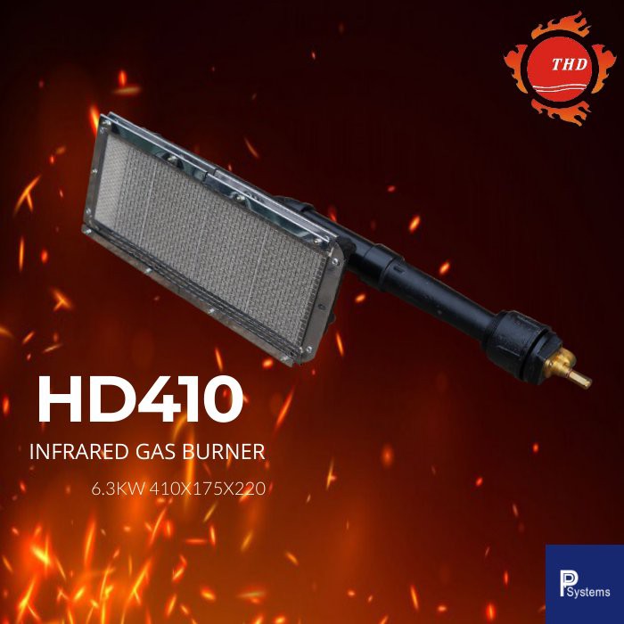 หัวเตาอินฟาเรด HD410 สำหรับอบอุตสาหกรรม ขนาด 410 มม. x 175 มม. | Shopee ...