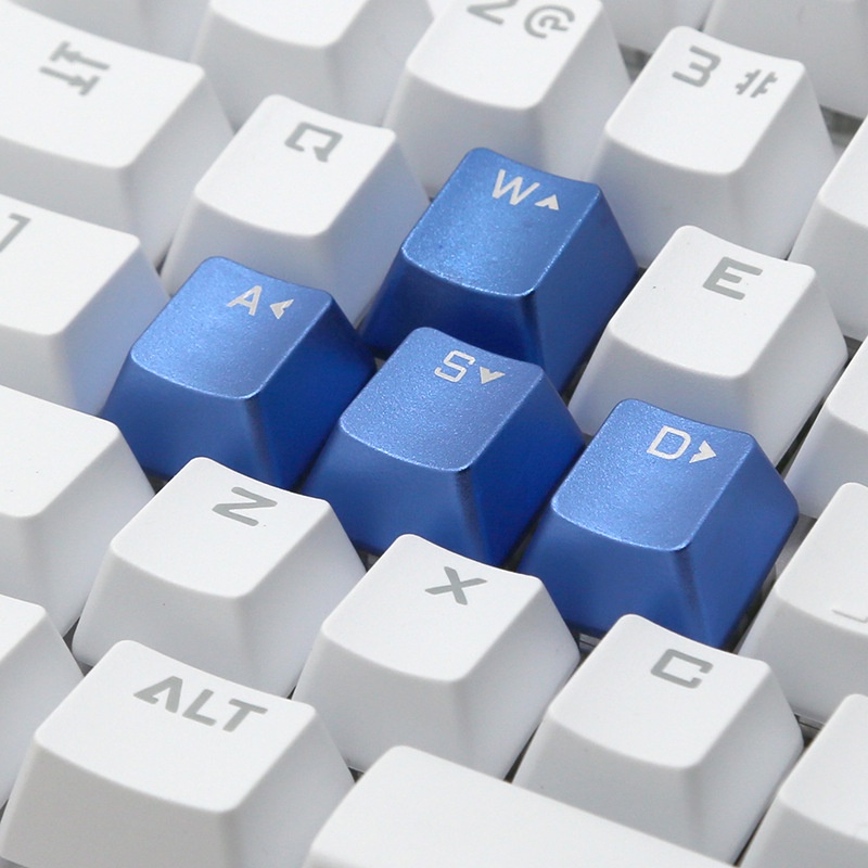 Aluminum Alloy-Arrow-WASD-ESC Keycap Artisan Metal Custom Keycaps for ...