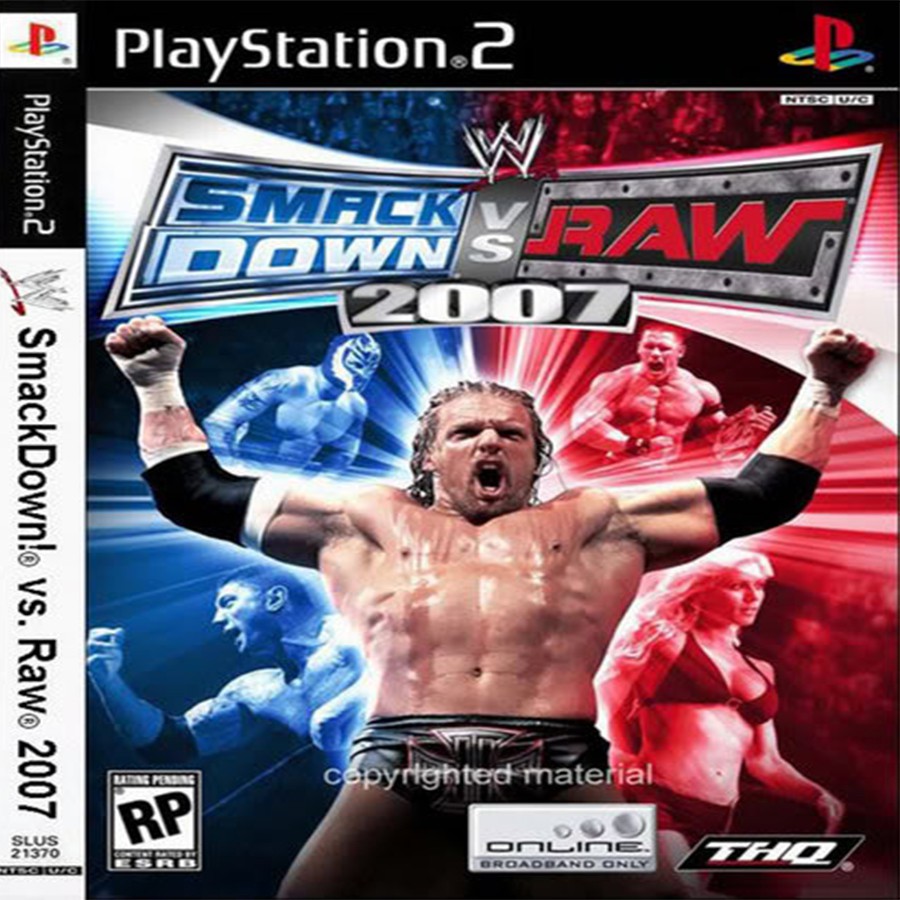 แผ่นเกมส์ PS2 (คุณภาพ) (ส่งไว) WWE SmackDown vs Raw 2007 [USA] | Shopee ...