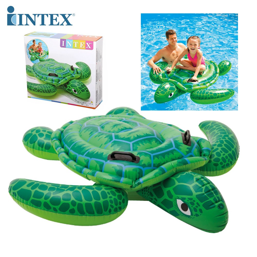 INTEX แพเป่าลม Lil’ Sea Turtle Ride-On แพยางเป่าลม แพยาง รุ่น 57524 ...