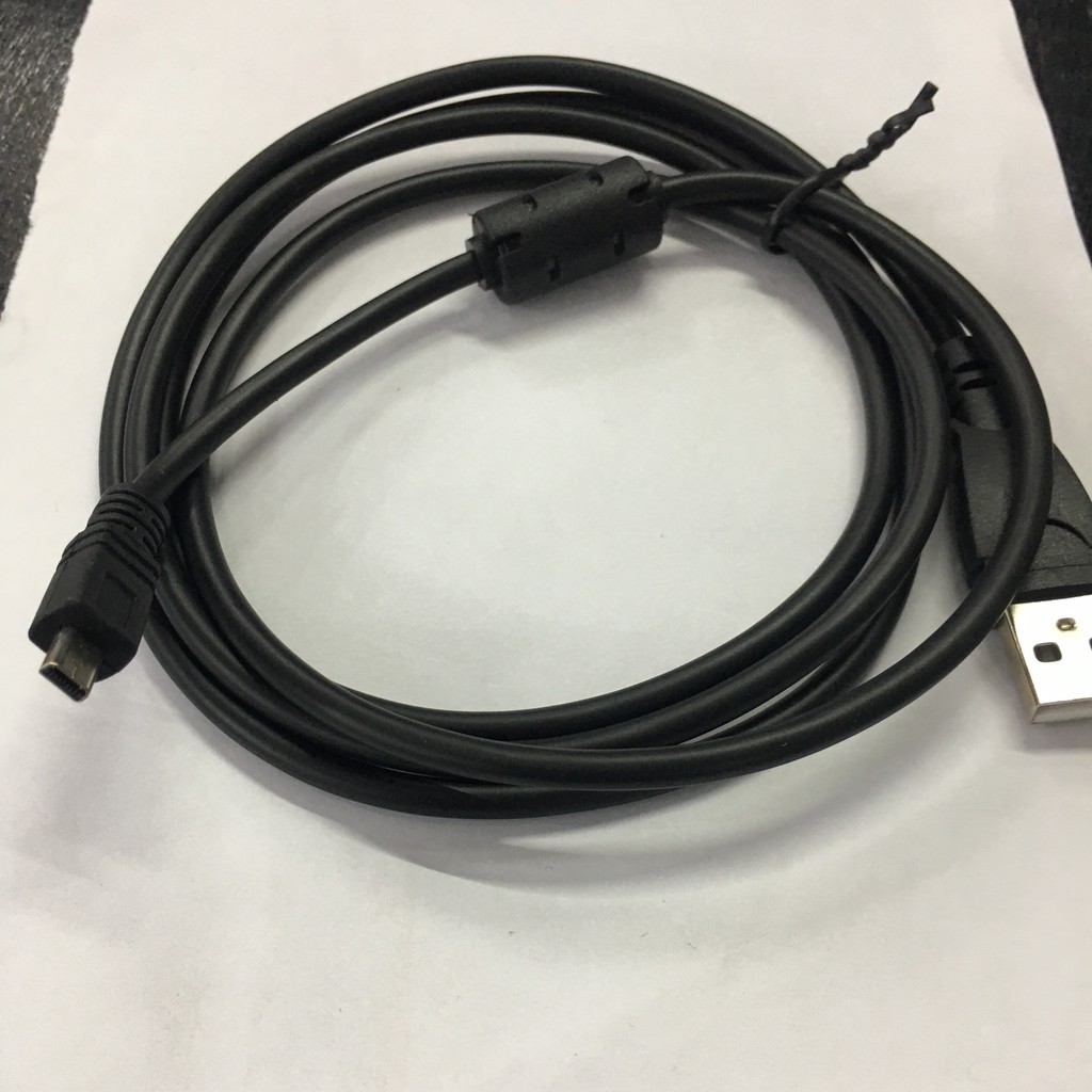 ราคาสุดคุ้ม ! USB Data Sync Cable สายกล้อง USB 8pin ยาว 1.5เมตร (สีดำ ...