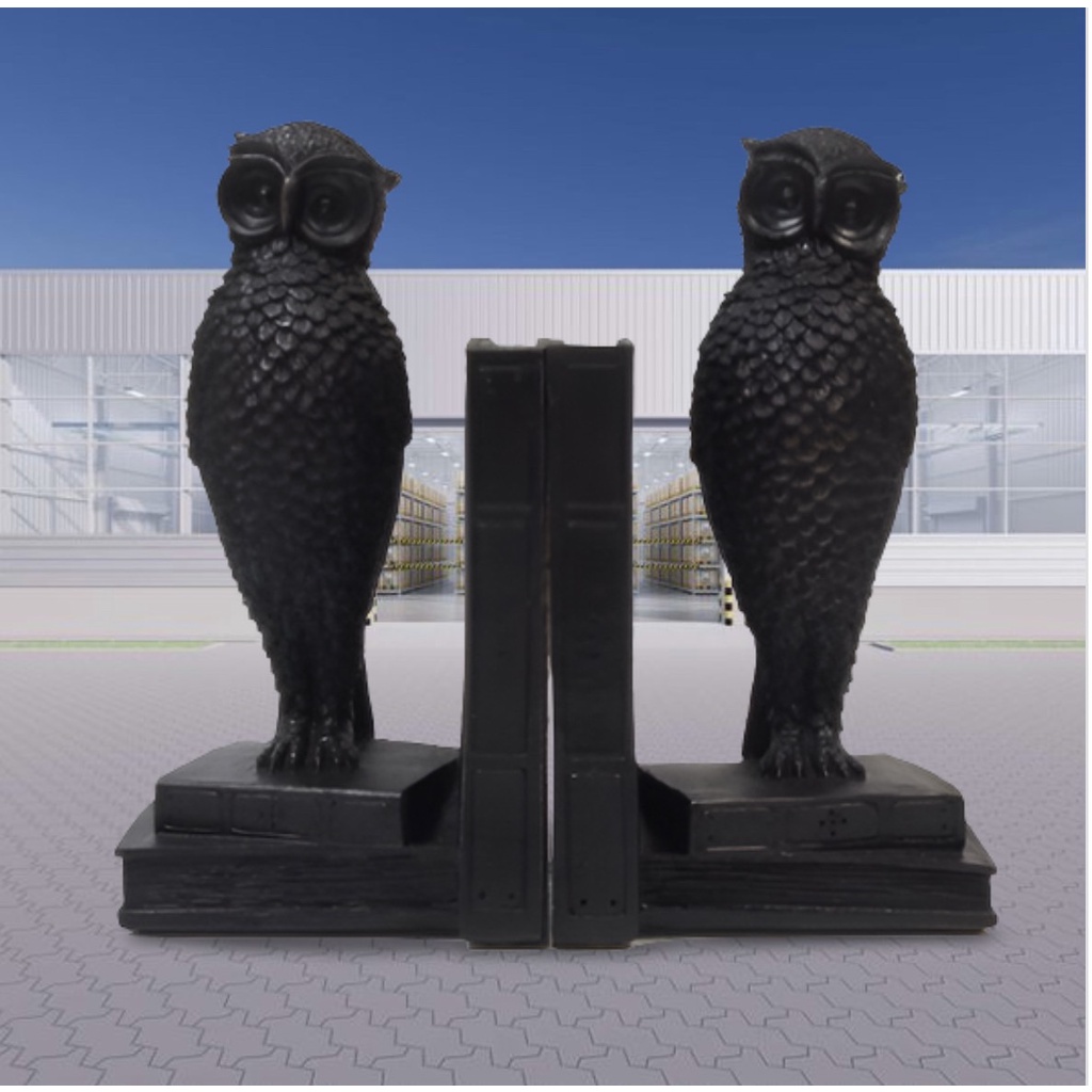 DD4Uที่กั้นหนังสือนกฮูกดำ | Shopee Thailand