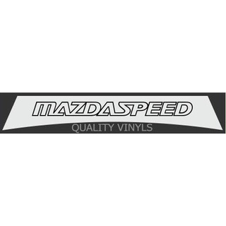 สติกเกอร์โลโก้ SU110 MAZDA SPEED MAZDA 2 3 6 MX-5 RX-8 MPS MIATA ...