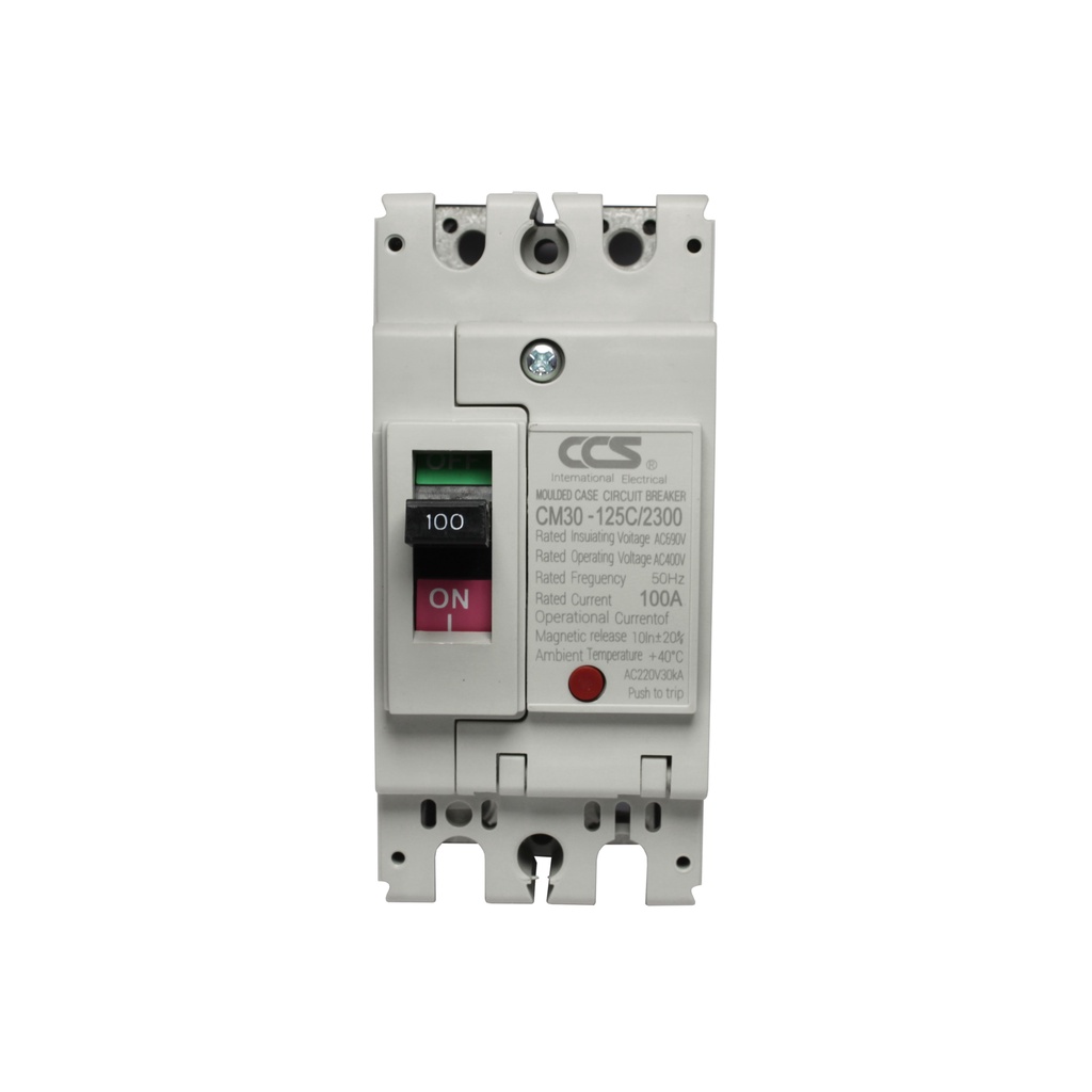 เบรกเกอร์ MCCB 80A 100A 125A 2P เบรกเกอร์ CM30-125CW 2P | Shopee Thailand