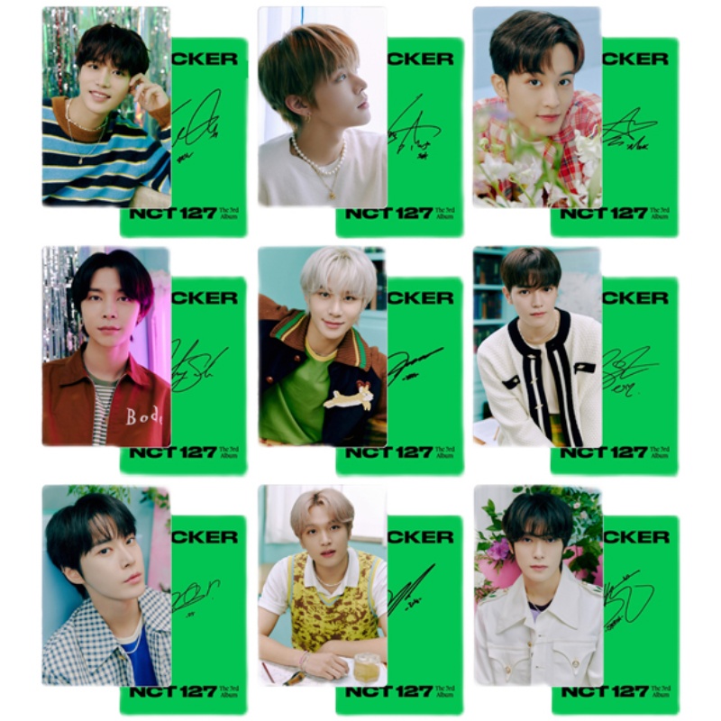 NCT127 STICKER Signature Small Card Photocard | Shopee Thailand