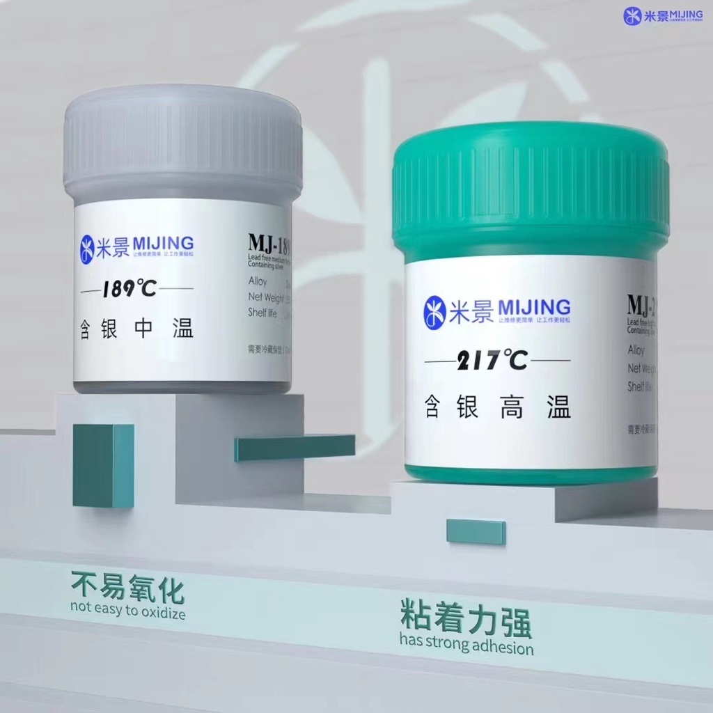 MiJing 217C&189C& 138C Solder Tin Paste Melting Point Welding Flux ...