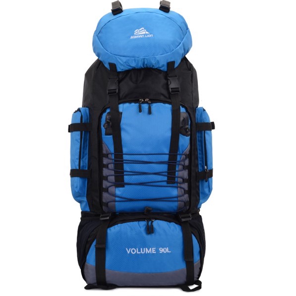 SM กระเป๋าเป้เดินป่า ใบใหญ่ ขนาด 90 ลิตร เป้สะพายหลัง ใบใหญ่ ร่น JK ...
