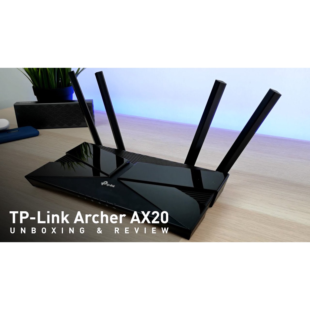 TP-Link เราเตอร์ Archer AX20 AX1800 Dual-Band Wi-Fi 6 Router, TP-Link ...