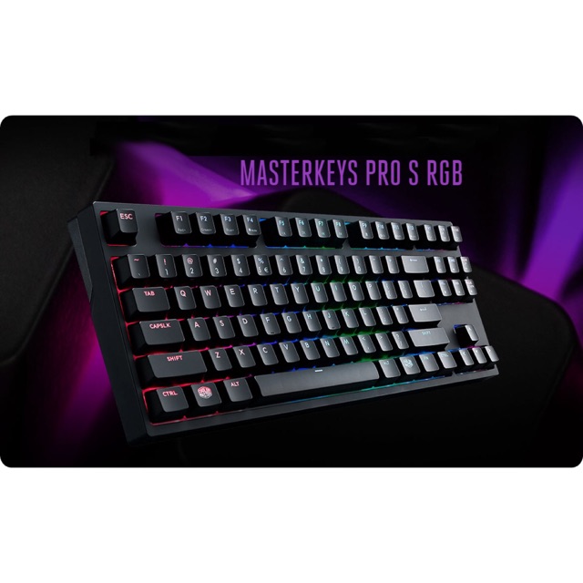 Cooler Master MasterKey Pro S RGB - Blue Switch | Shopee Thailand