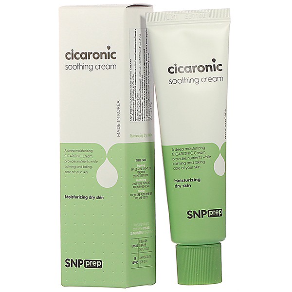 SNP Cicaronic Soothing Cream Made In Korea ของแท้ สินค้าพร้อมส่ง ...