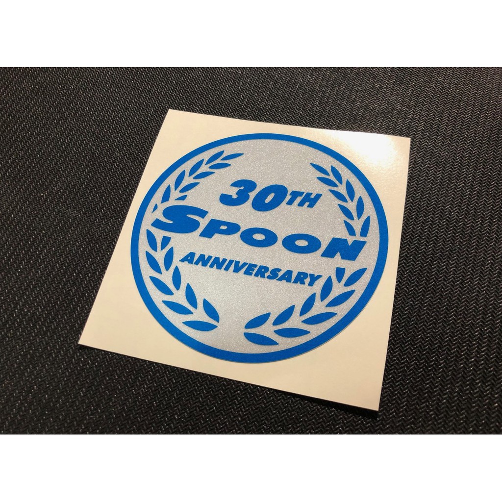สติกเกอร์ Spoon 30th Anniversary สติกเกอร์แต่งรถ | Shopee Thailand