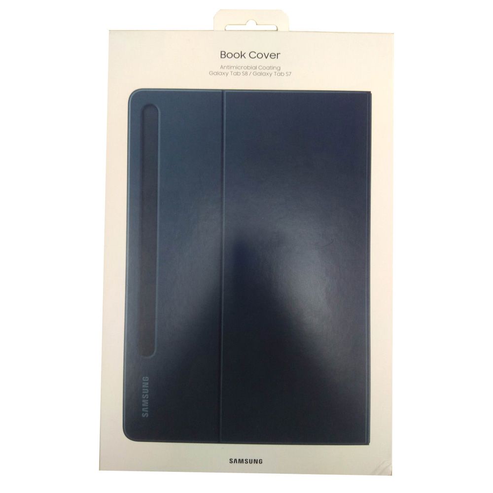Samsung Galaxy Tab S8 / Tab S7 (11 inch) Book Cover (Navy Blue), EF ...