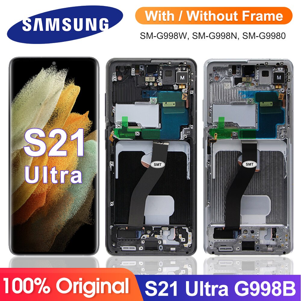 6.8 & 39;& 39; S21 Ultra จอแสดงผลกรอบ,สําหรับ Samsung Galaxy S21 Ultra ...