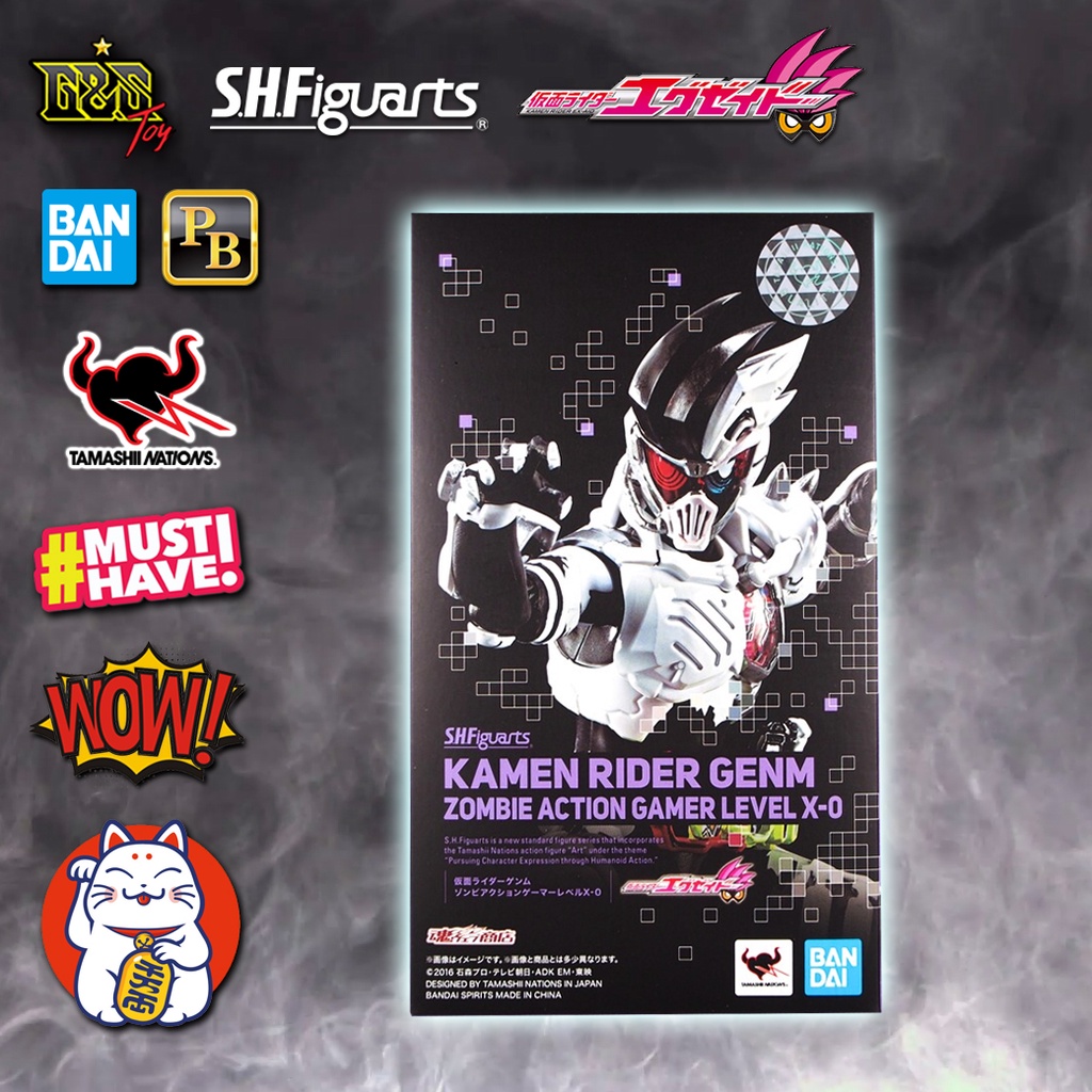S.H.Figuarts : Kamen Rider Genm Zombie Action Gamer Level X-0 / จาก ...
