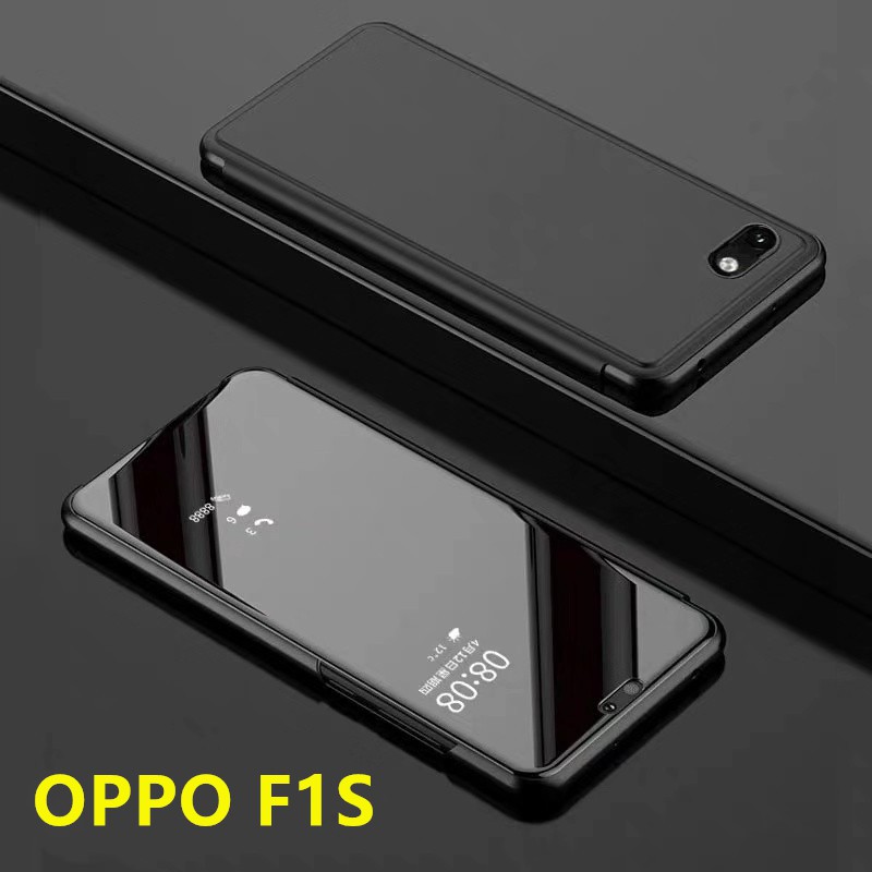 เคสเปิดปิดเงา Case OPPO F1s เคสกันกระแทกตั้งได้ เฝาเปิดปิดเงาSmartCase ...