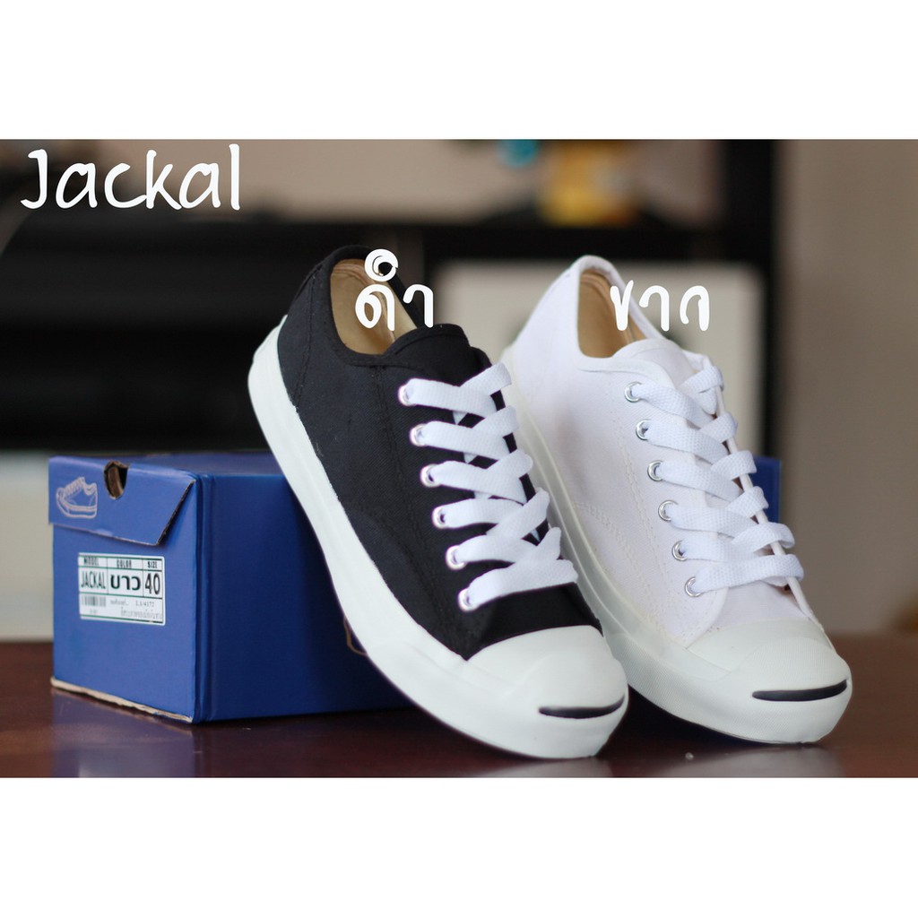 ผ้าใบ รองเท้า Jackal มาแชร์ (MASHARE) แจ็ค หัวยิ้ม หัวแจ็ค ทรง jack มี ...