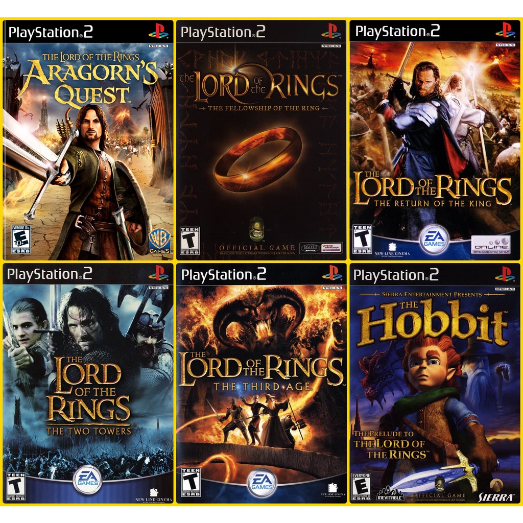 The Lord of the Rings เดอะลอร์ด ออฟเดอะริงส์ แผ่นเกม PS2 Playstation 2 ...