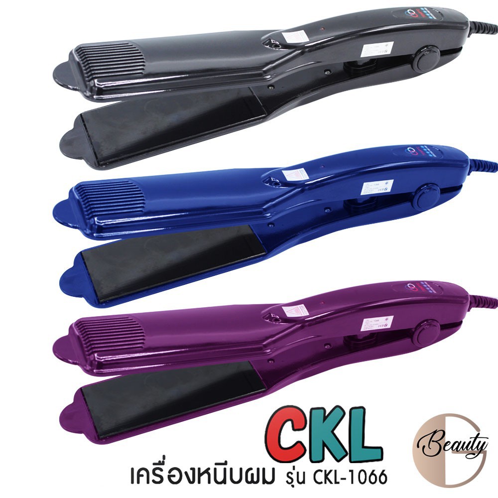 CKL-719 เครื่องหนีบผม ที่หนีบผม KM531 CKL1011 เครื่องรีดผม มีมอก.คละสี CKL1066 KM328 CKL109 ...