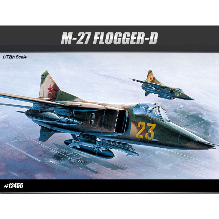 Academy 12455 MIG-27 FLOGGER-D 1/72 | Shopee Thailand