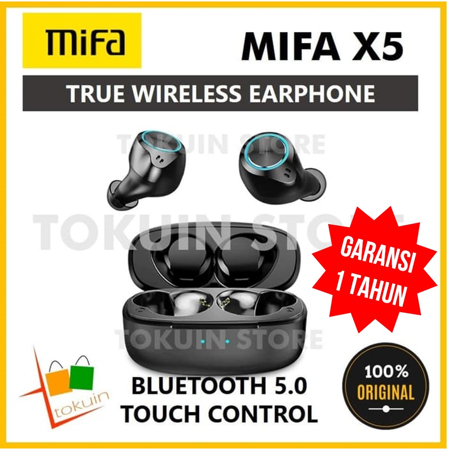 Mifa X5 TWS True หูฟังสเตอริโอไร้สาย บลูทูธ 5.0 | Shopee Thailand
