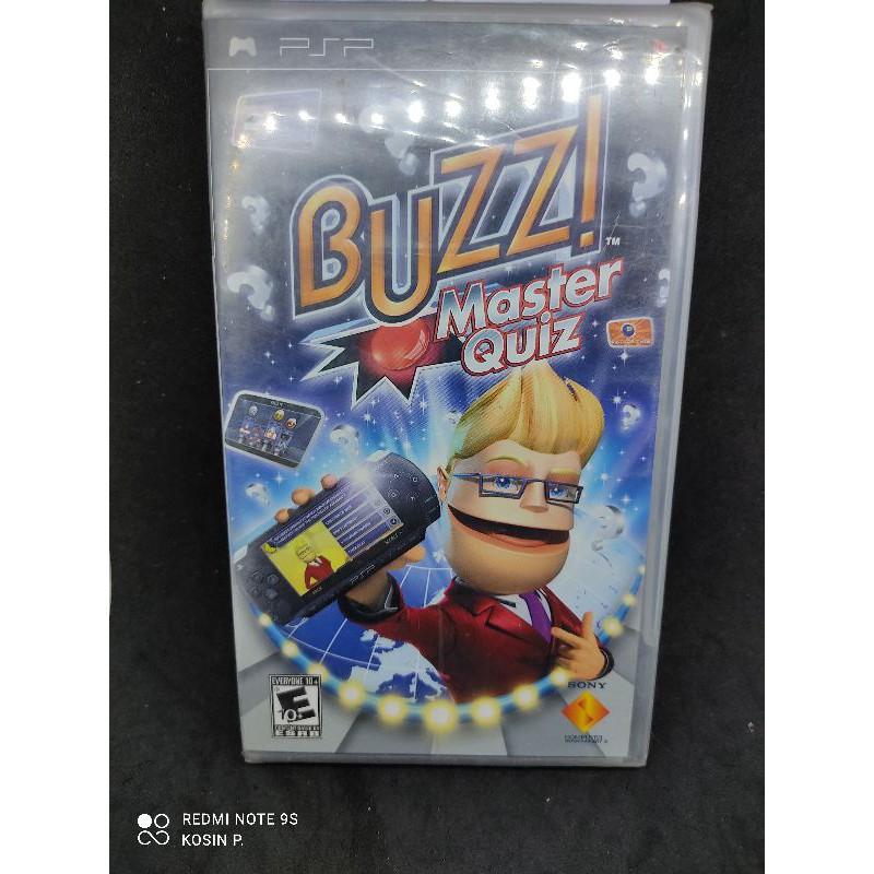 แผ่นแท้ PSP เกมส์ Buzz Master Quiz ใหม่ ซีลพลาสติก แผ่น USA สินค้าดีไม่มีย้อมแมว | Shopee Thailand