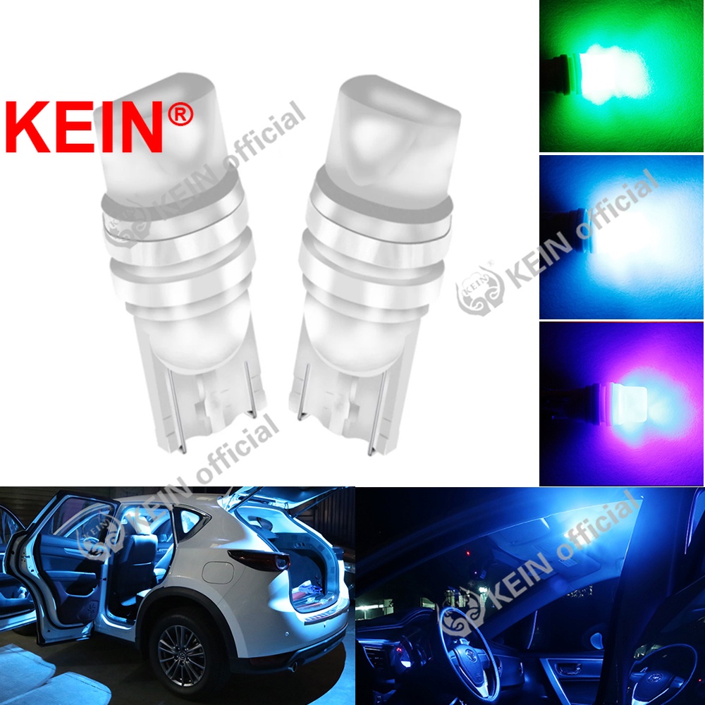 Kein 2PCS สีสันไฮไลท์ T10 ไฟ Led ภายในรถ 194 168 501 W5W ตําแหน่งไฟป้ายทะเบียนโดมไฟ Led สําหรับ ...