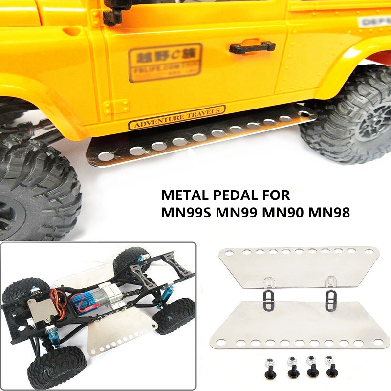 อะไหล่แป้นเหยียบโลหะ อุปกรณ์เสริม สําหรับอัพเกรดรถบังคับ mn99s mn 99S ...