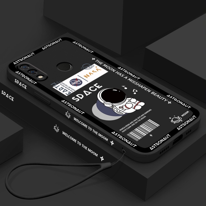 เคสโทรศัพท์มือถือ Tpu นิ่ม กันกระแทก ลายนักบินอวกาศ Nasa สําหรับ Oppo