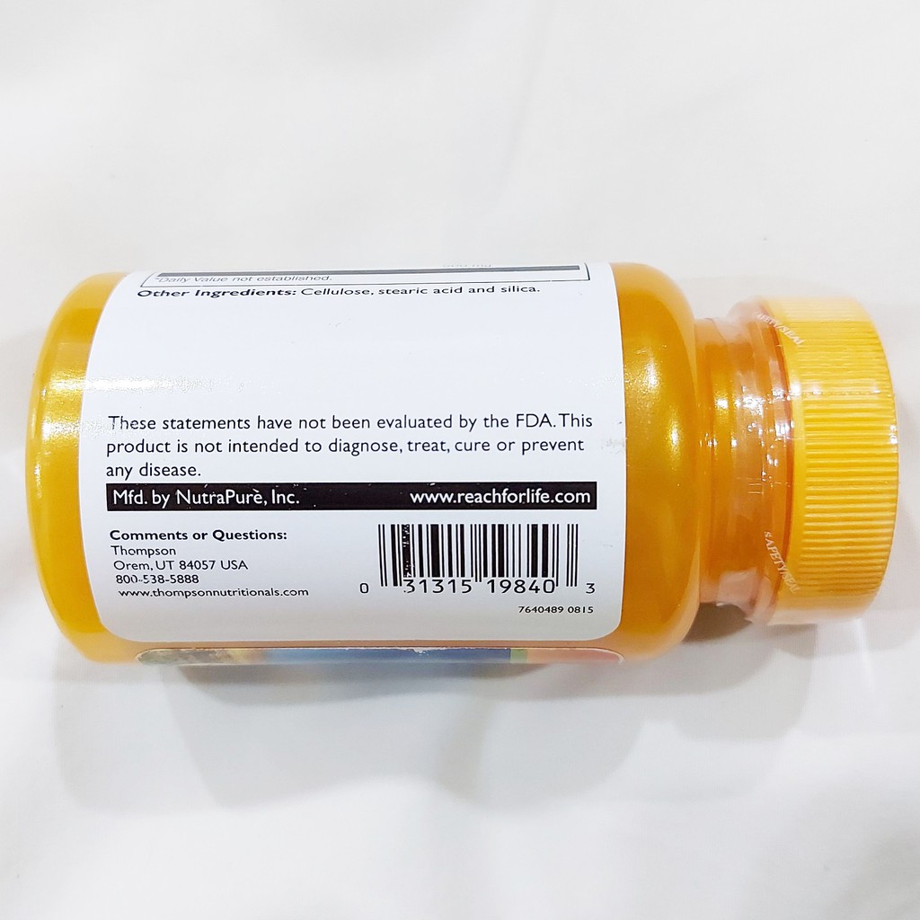 รูทิน Rutin 500 mg 60 Tablets - Thompson รูติน | Shopee Thailand