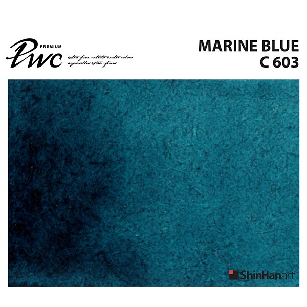 ShinHan PWC 603 C Marine Blue 15ml (S1214153-0603) / สีน้ำเกรด Premium ...