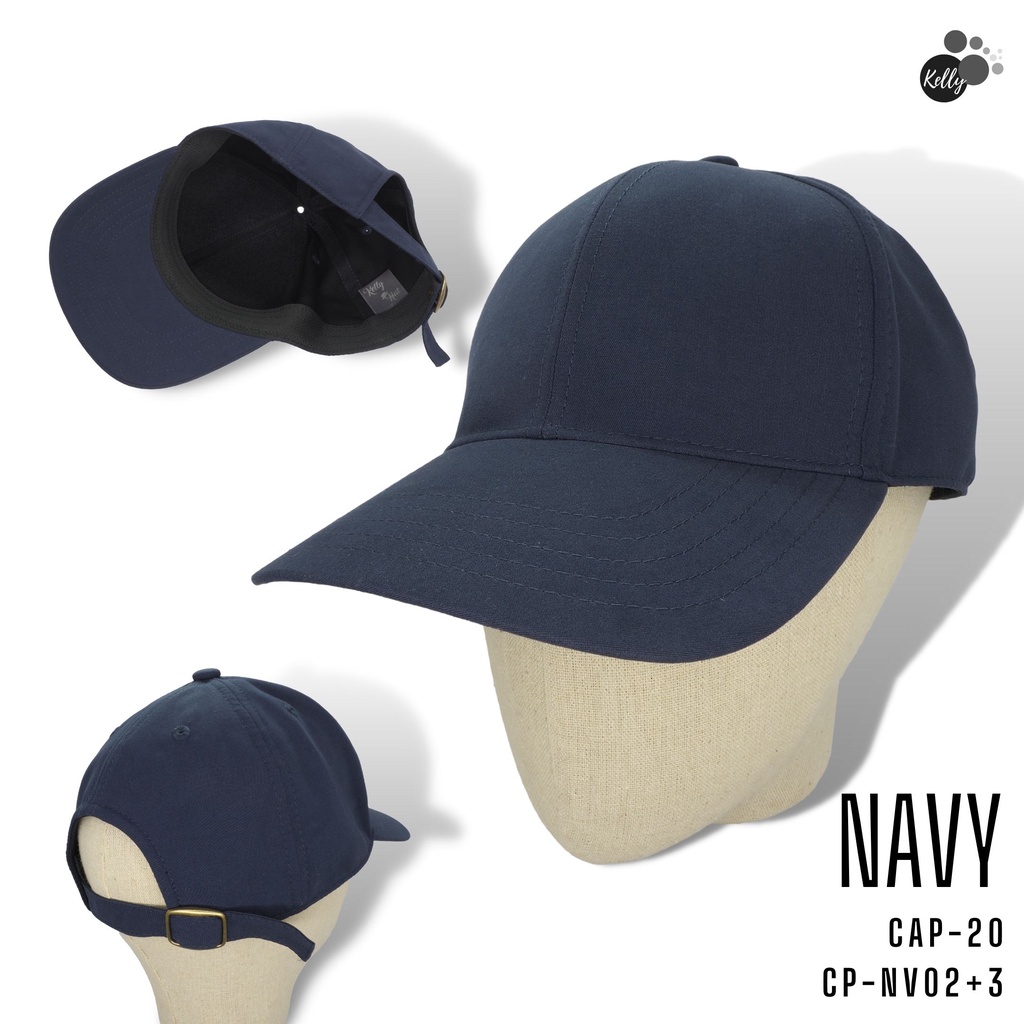 หมวกแก๊ปเปล่า Kelly Original Cap Fake Suede ปรับไซส์ได้ 55 - 59 cm ...