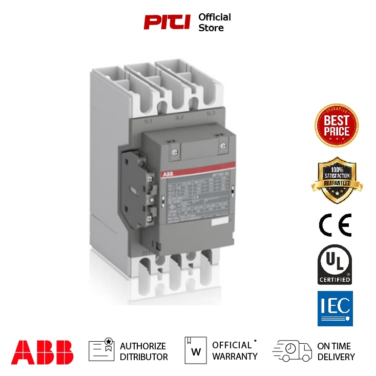 ABB AF190-30-11 100-250VAC/DC 90kW 1NO+1NC แมกเนติก คอนแทคเตอร์ ...