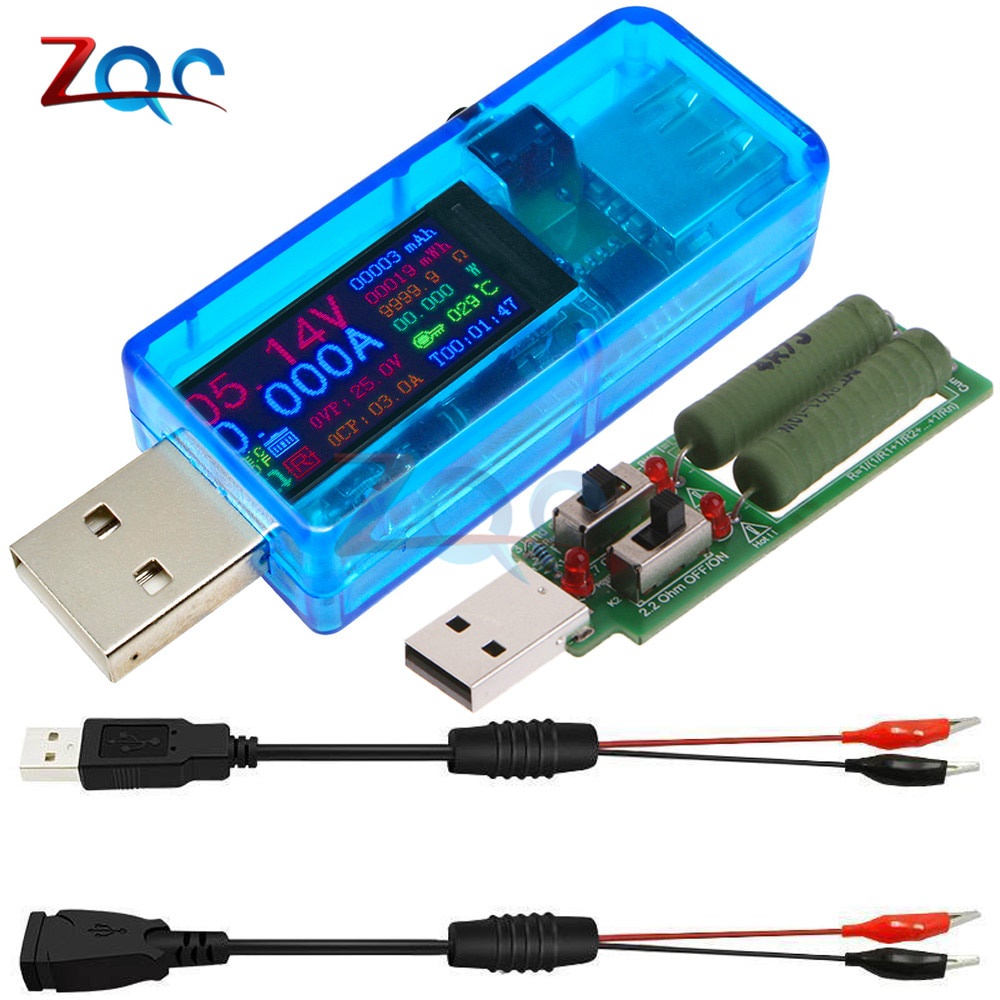 24 in 1 USB Tester DC Power Meter Digital Voltmeter Voltimetro Volt ...
