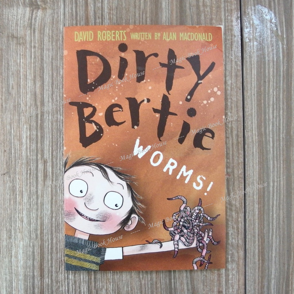 Dirty Bertie WORMS! by ALAN MACDONALD : หนังสือ Chapter Book ปกอ่อน ภาษาอังกฤษ (มือสอง) ขนาด ...