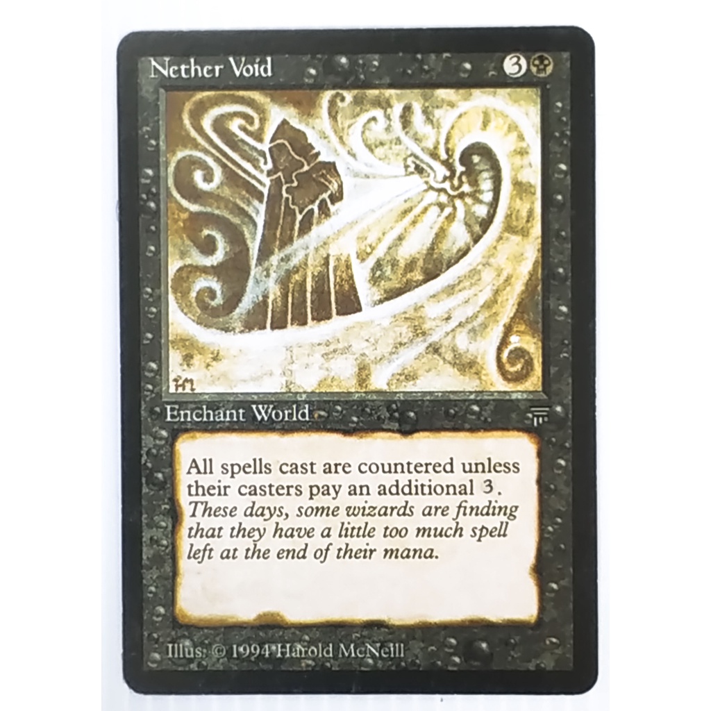 MTG Card Black Core - Vintage Set - Enchantment World - Nether Void ...