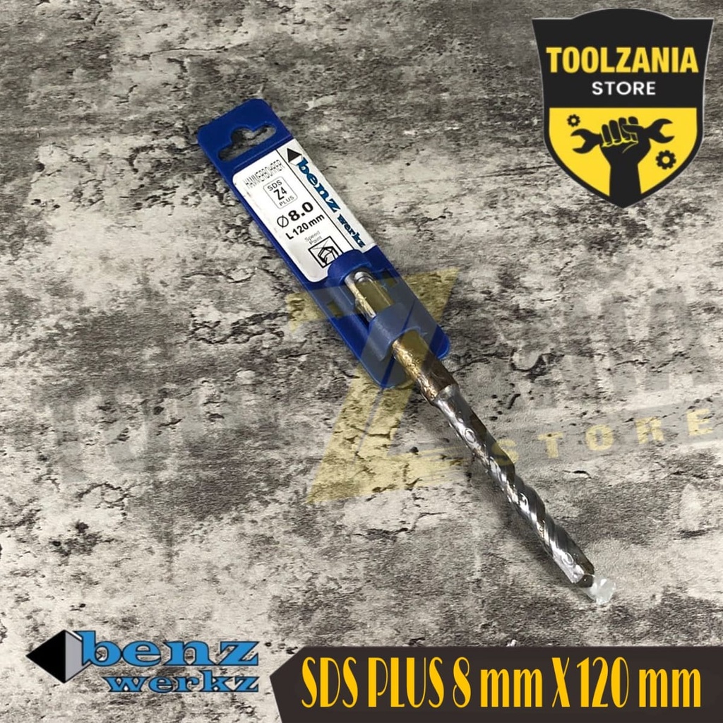 Mata SDS plus ขนาด 8 มม. x 120 มม. SDS plus Z4 benz werkz ดอกสว่าน ...