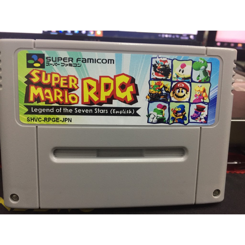 ตลับ Super famicom Super Mario RPG (REPRO) ตลับพิเศษ ภาษาอังกฤษทำให้ ...