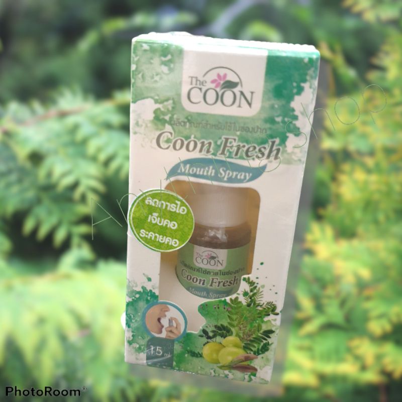 the coon fresh สเปรย์ฉีดปาก และลำคอ ลดอาการเจ็บคอ ลดไอ | Shopee Thailand