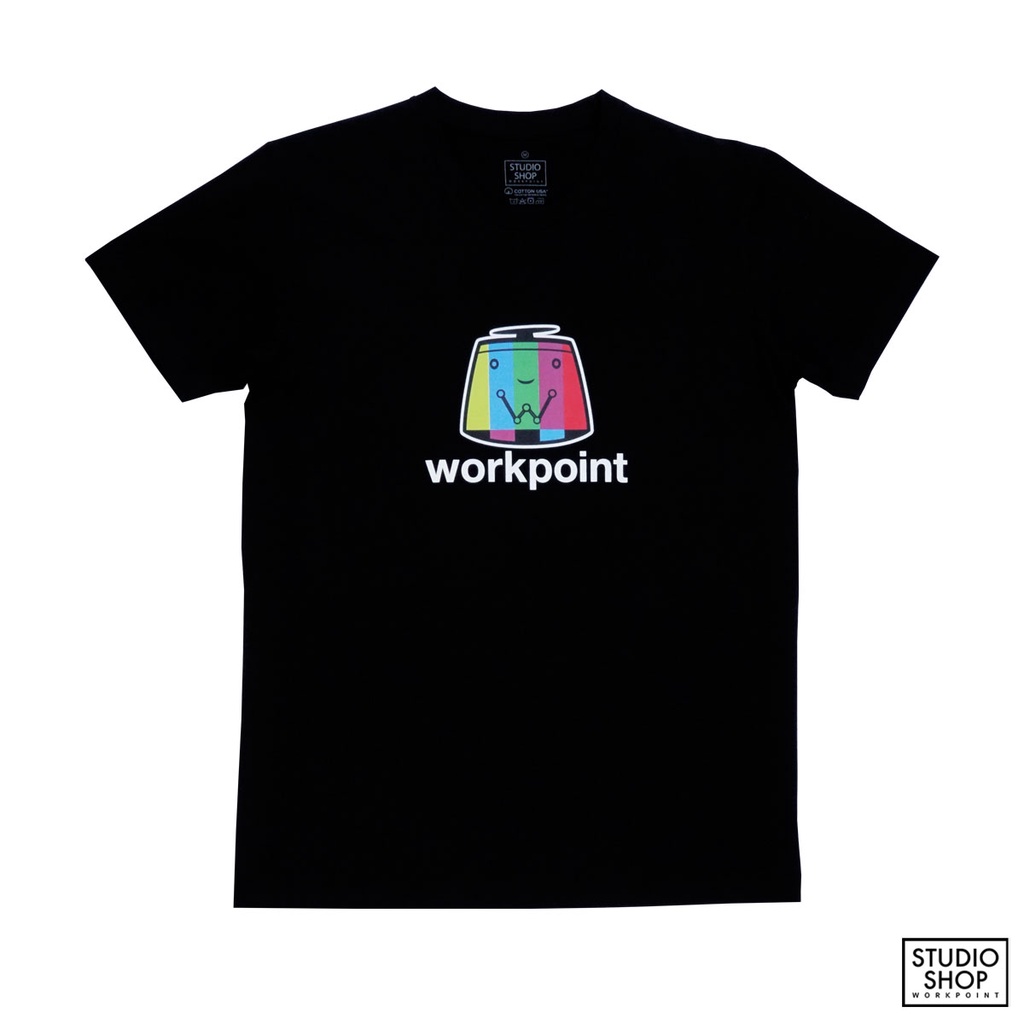 เสื้อยืดช่อง Workpoint สีดำ | Shopee Thailand