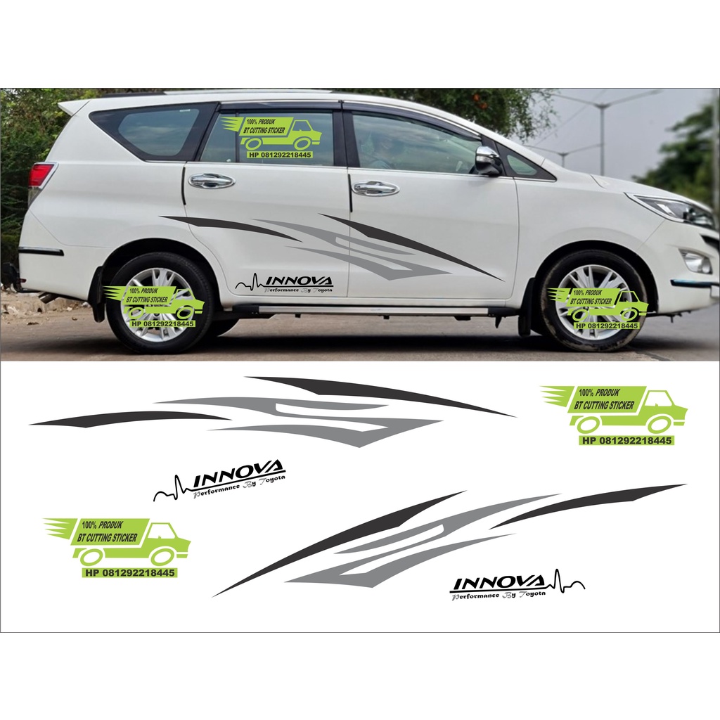 BT sticker innova sticker innova sticker toyota innova car sticker ...