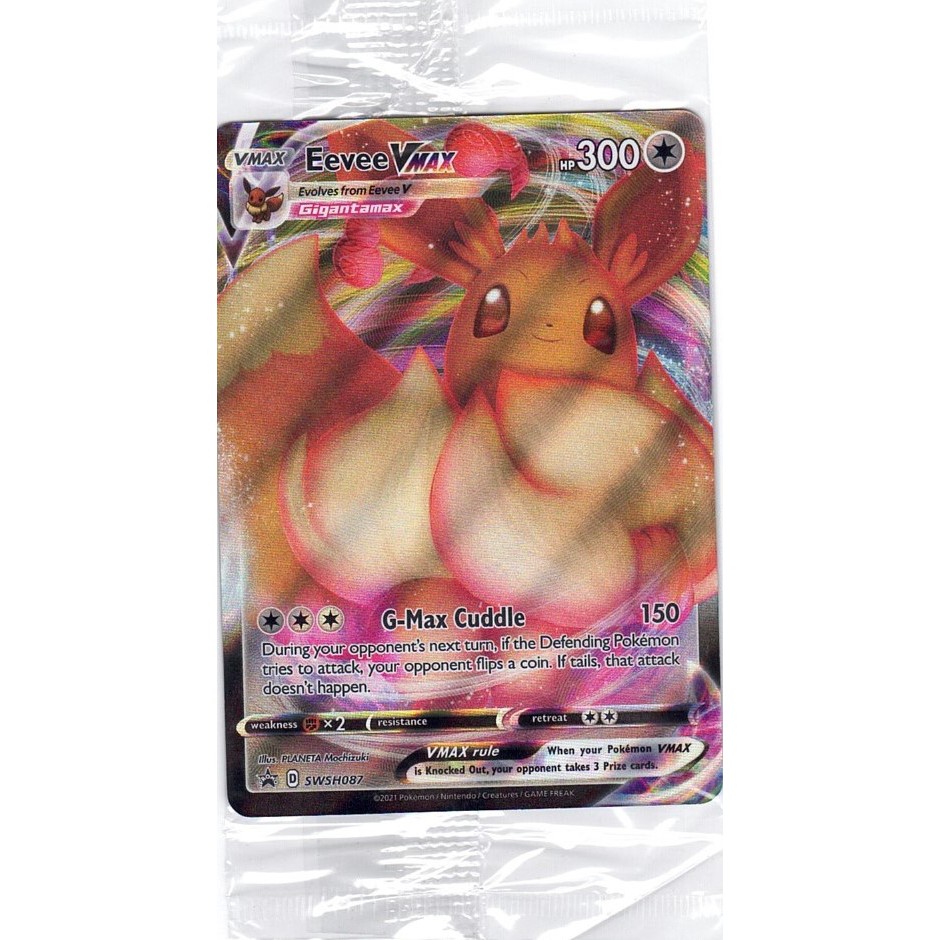 [Pokémon] Eevee Vmax E Promo D SWSH087 | Shopee Thailand