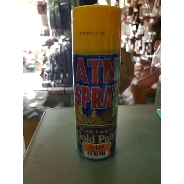 สีสเปรย์รองพื้นอะครีลิคเหลือง A-118 ATM | Shopee Thailand