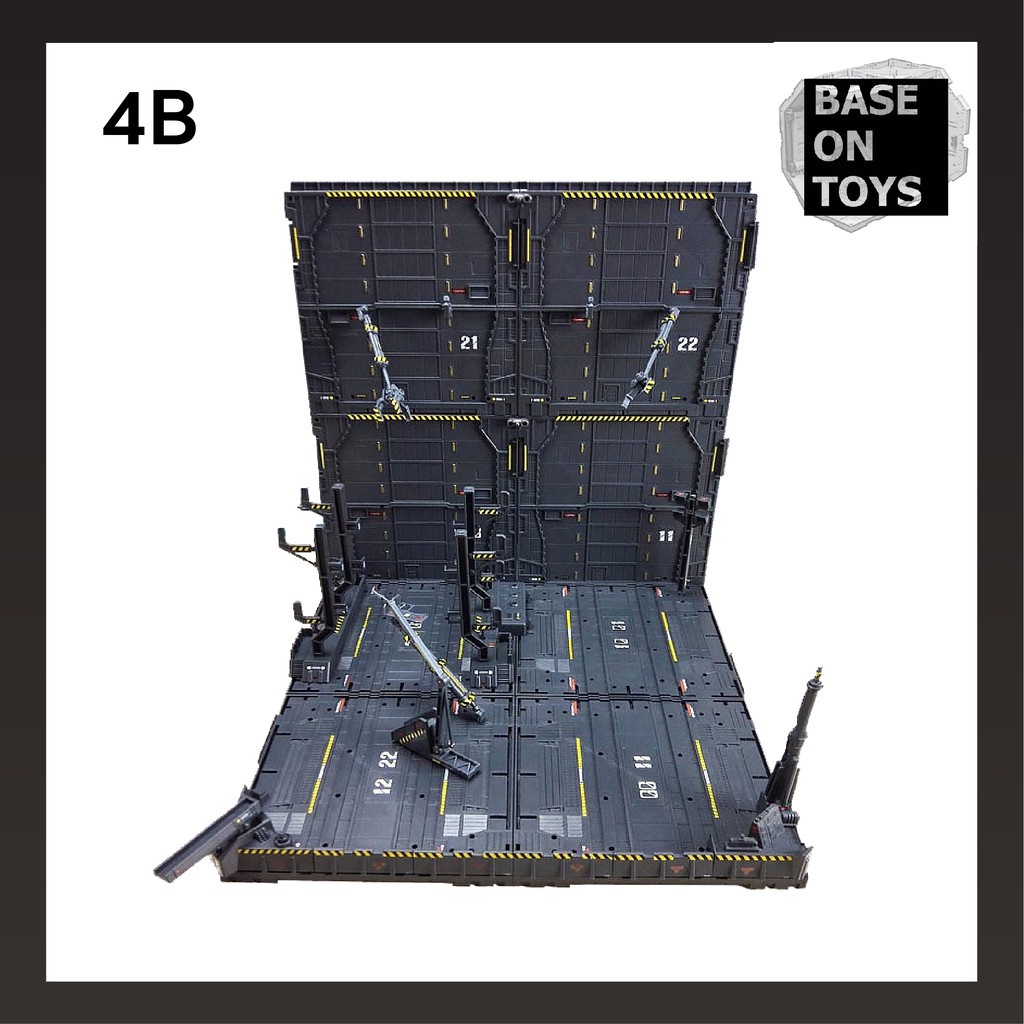 CG Domain Base Action Base โรงเก็บกันดั้ม ฐานกันดั้ม ฐานหุ่นยนต์ ฉากท ...