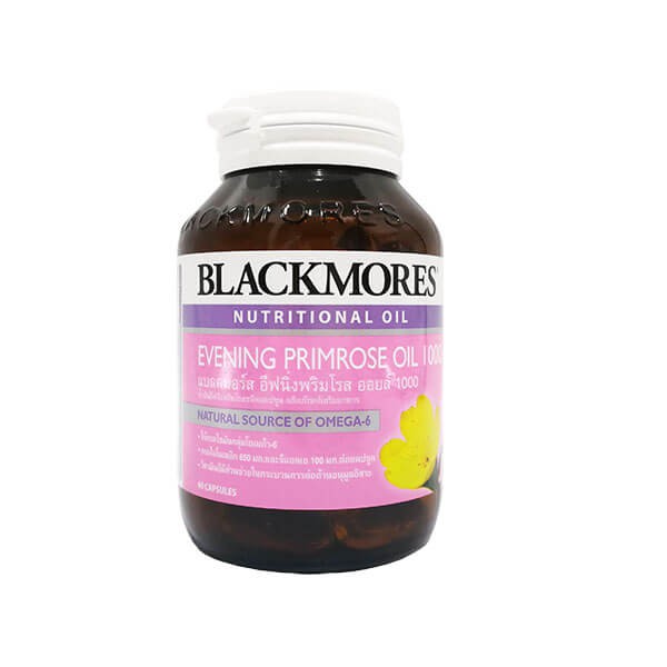 Blackmores EPO 1000 mg. แบล็คมอร์ส น้ำมันอีฟนิ่งพริมโรส 60 'S | Shopee ...