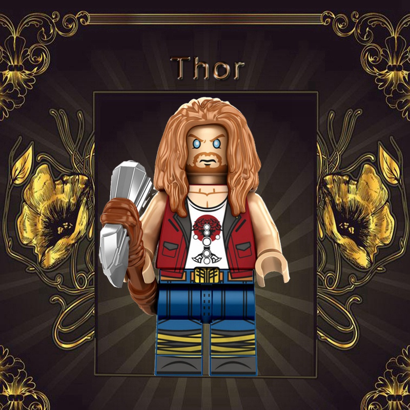 Thor Love and Thunder บล็อคตัวต่อ รูปภาพยนตร์ ขนาดเล็ก ของเล่นเสริมการเรียนรู้เด็ก DIY | Shopee ...