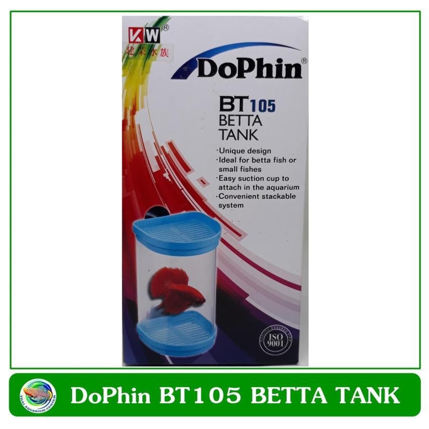 DoPhin BT105 Betta Tank กล่องแยกเลี้ยงปลาสำหรับปลาที่ต้องการดูแลพิเศษ ใส่ในตู้ปลาใหญ่ | Shopee ...